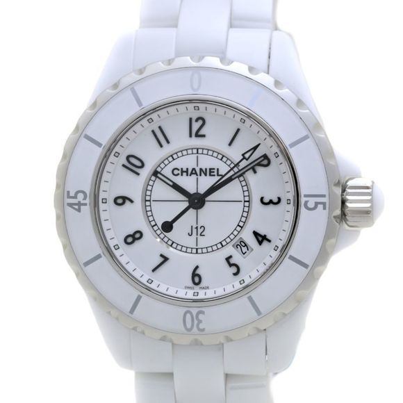 CHANEL | Accessories | Chanel J2 Late Model H968 White Ceramic X ...
